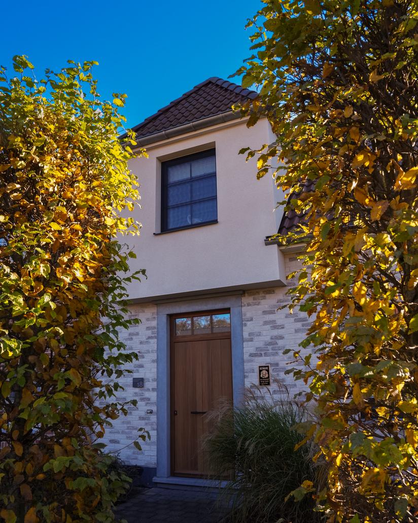 Gevelisolatie met spuitkurk in De Klinge | Cleys